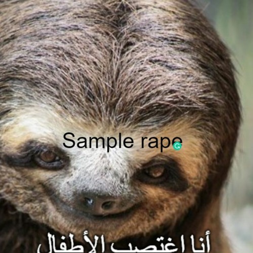 Rapist Sloth Original Photo