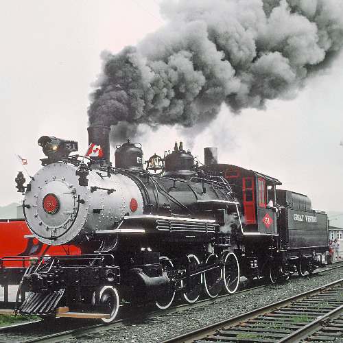 Stream WB CARTOON, TRAIN - STEAM LOCOMOTIVE, STEAM LOCO PASSBY WITH ...