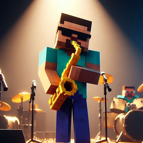 Stream Build, Build, Build It Up - Saxophone Version (Minecraft Song ...
