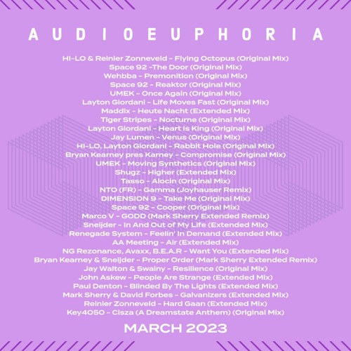 Stream Audio Euphoria (March 2023) by Ben Vennard | Listen online for ... Stream Audio Euphoria (March 2023) by Ben Vennard | Listen online for ...