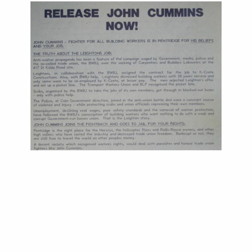 Stream Interviews re 417 St Kilda Rd BLF dispute and Hoechst dispute by ...