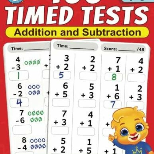 Math Test Addition And Subtraction