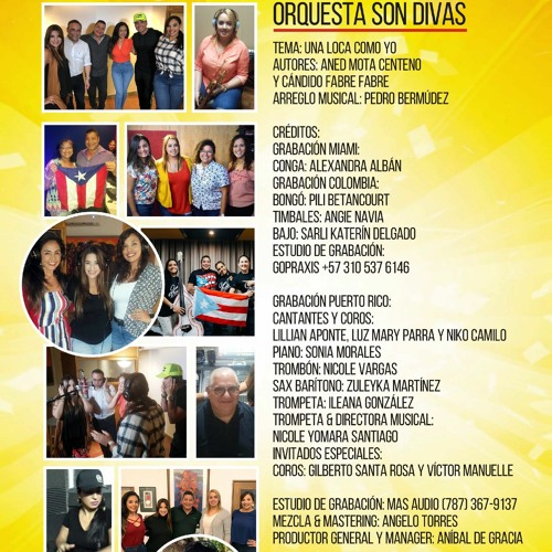 Stream Son Divas " Una Loca Como Yo " by SWEET Salsa DAVID GUADALUPE ...