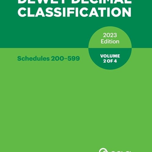 Stream get ⚡PDF⚡ Download Dewey Decimal Classification, 2023 (Schedules 200-599) (Volum from ...
