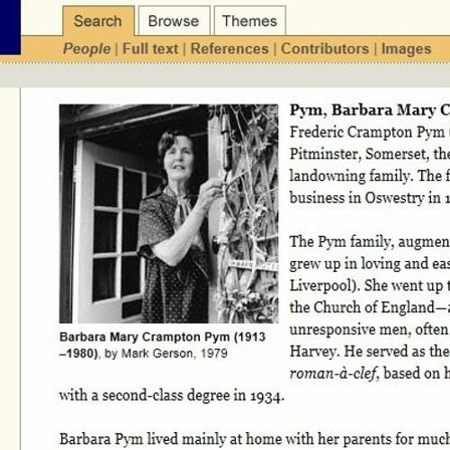 Stream episode Barbara Pym (1913-1980), novelist by Oxford Academic ...