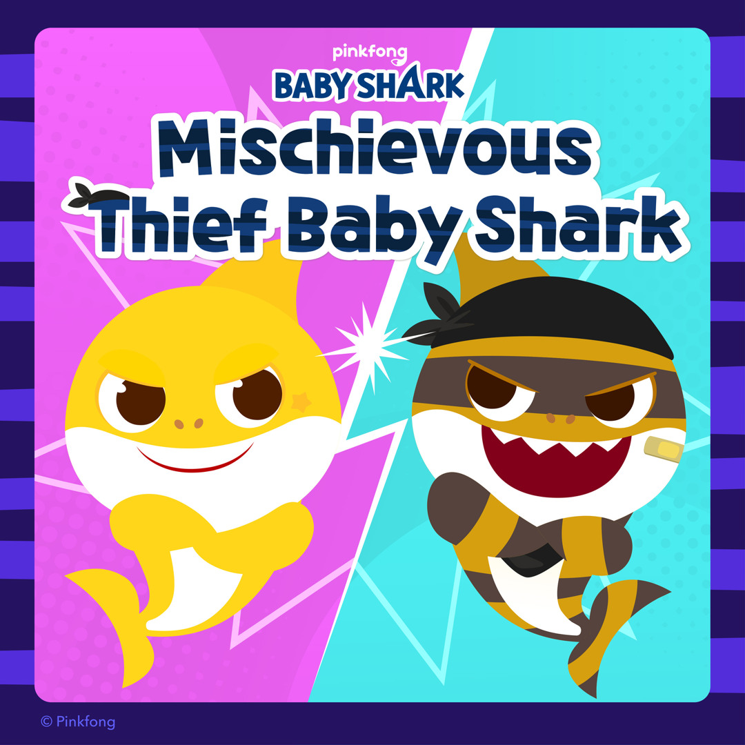 Stream Pinkfong | Listen to Mischievous Thief Baby Shark playlist ...