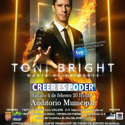 Stream EL PRESTIGIOSO MENTALISTA TONI BRIGHT LLEGA AL AUDITORIO DE ...
