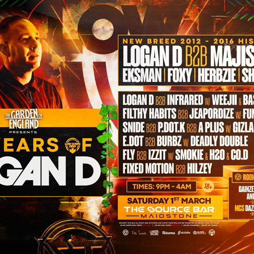 Stream 25 YEARS OF LOGAN D MAIDSTONE (DJ COMP ENTRY) by DJ INCITE ...