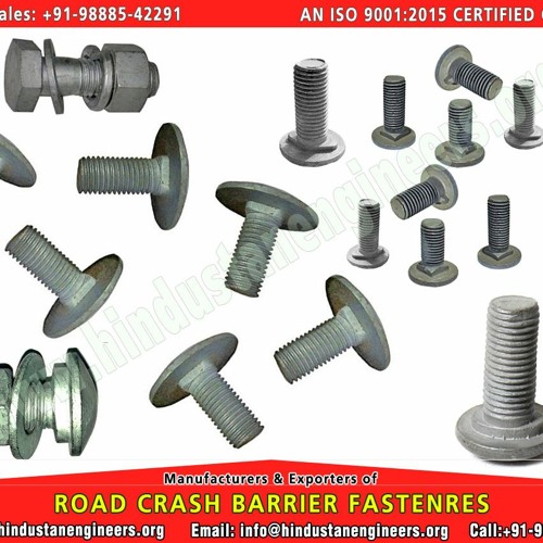 Stream Road Crash Barrier Fasteners manufacturers exporters suppliers ...