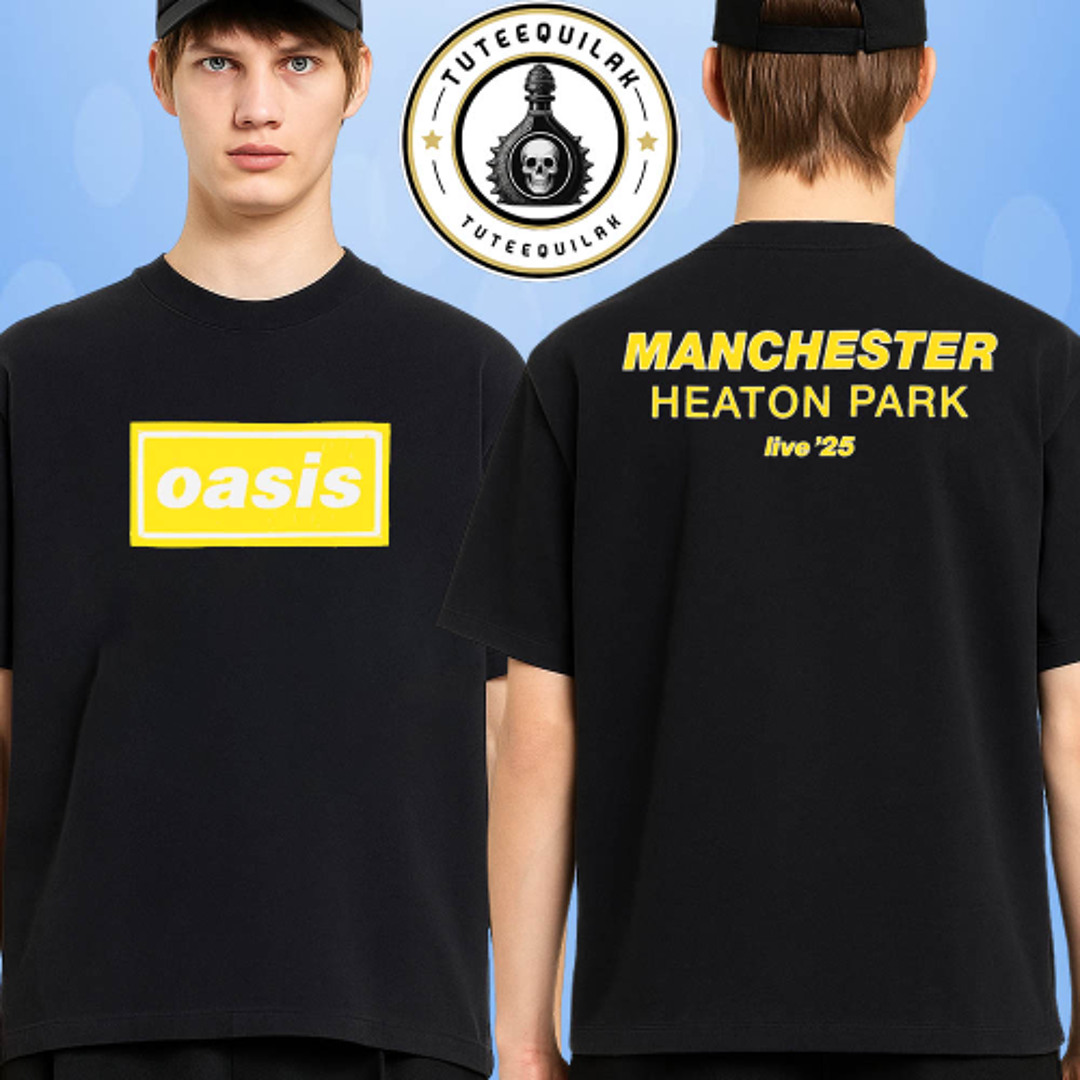 Stream Oasis Live 25 World Tour 2025 Venue Tee In Manchester UK On July ...