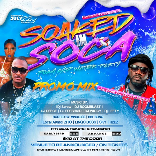 Stream DJSHAKUR - SOCKED IN SOCA(FOAM AND WATER)(MAGIKAL LIVE OUTTA ...