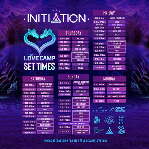 Stream Camp Love X Initiation 2023 (RECORDED LIVE) // Rominimal by ...