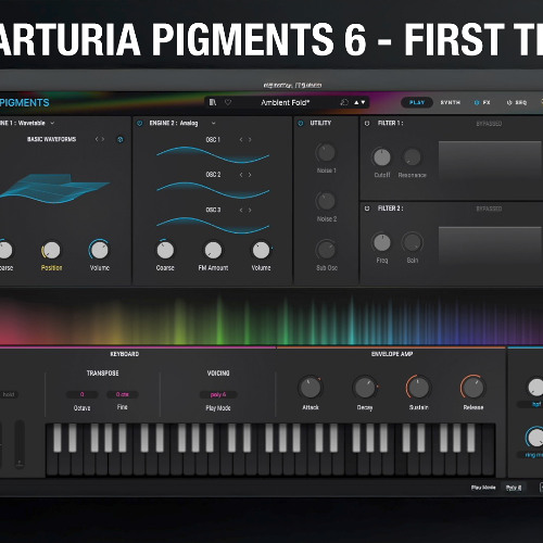 Stream Arturia Pigments 6 // First Test by genshi | Listen online for ...