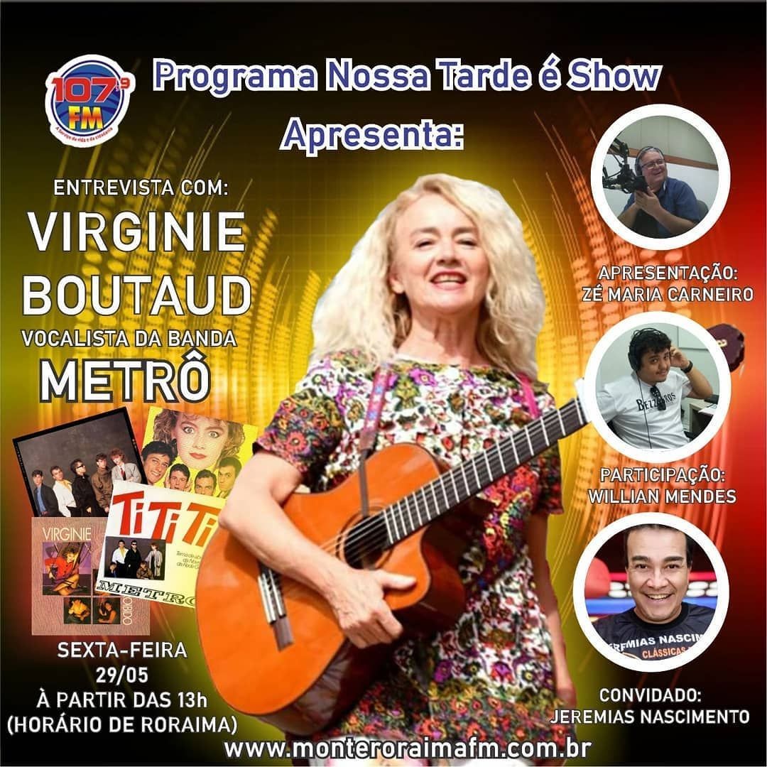 Stream Entrevista com a Virginie Boutaud (Banda Metrô e Fruto Proíbido ...