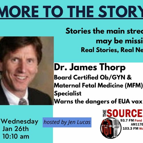 Stream More To The Story With Dr James Thorp by RadioPlusAudio | Listen online for free on ...