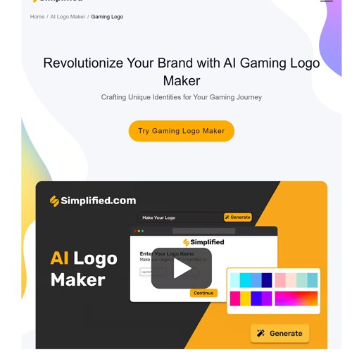 Stream Craft Unique and Eye-catching Gaming Logos with our AI Gaming Logo Maker - Simplified by ...