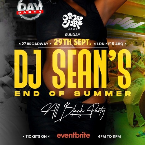 Stream DJ SEAN'S END OF SUMMER ALL BLACK PARTY MIX by djseanmusic ...