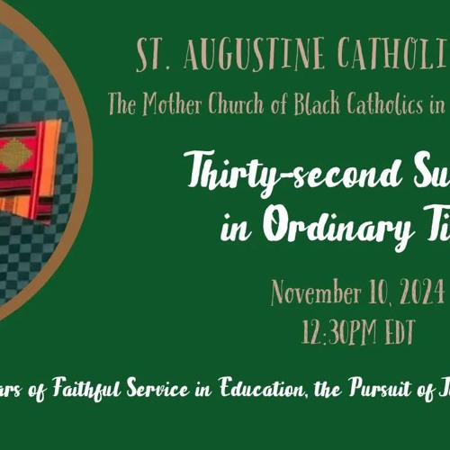 Stream Sunday Mass Livestream | Thirty-second Sunday in Ordinary Time (November 10, 2024) by ...