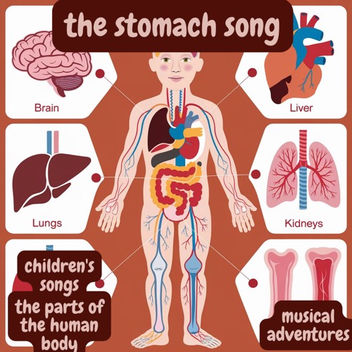 Stream The Parts Of The Human Body | The Stomach Song | Children's ...