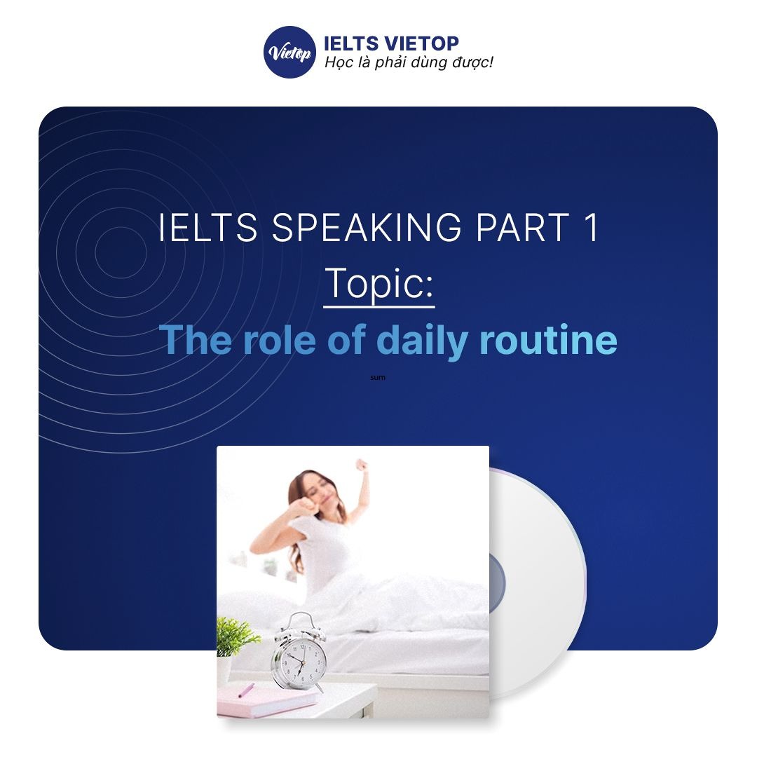 Stream Bài mẫu the role of daily routine - IELTS Speaking part 1 by ...