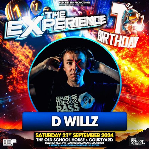 Stream D-WILLZ PROMO MIX THE EXPERIENCE 1ST BIRTHDAY .WAV by dj vivace | Listen online for free ...