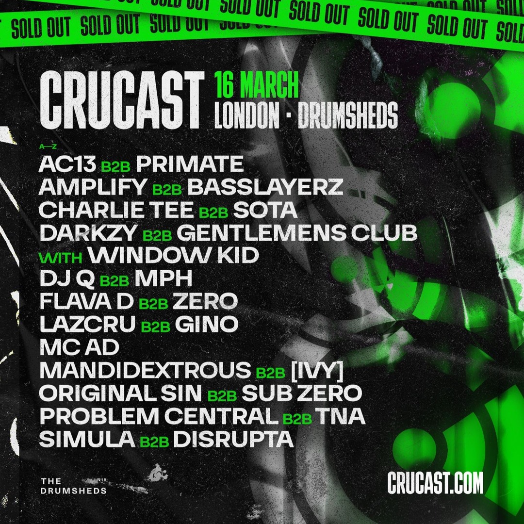 Stream Darkzy b2b Gentlemens Club & Window Kid - Crucast Drumsheds by ...