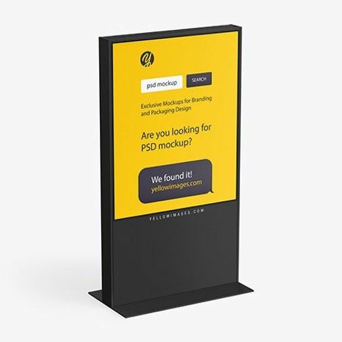 Stream 35+ Download Free LED Display Stand Mockup Indoor Advertising ...