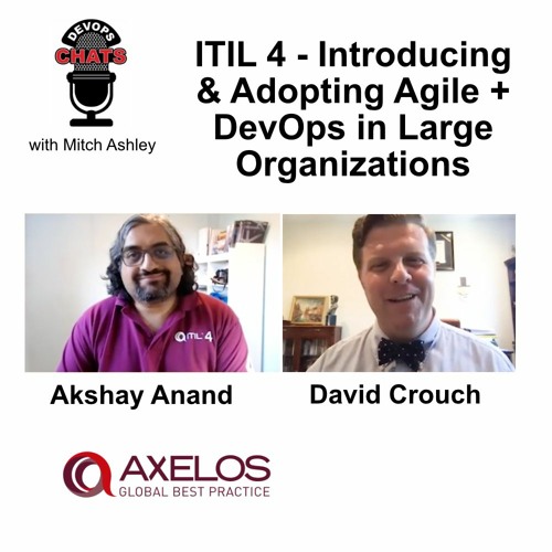 Stream episode ITIL 4 - Introducing & Adopting Agile + DevOps in Large ... Stream episode ITIL 4 - Introducing & Adopting Agile + DevOps in Large ...