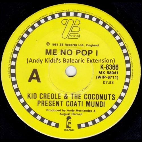Stream Coati Mundi - Que Pasa/Me No Pop I (Andy Kidd Balearic Extension ...