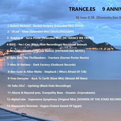 Stream 9º ANIVERSARIO DE TRANCE.ES La Energia Del Trance Uplifting by ...