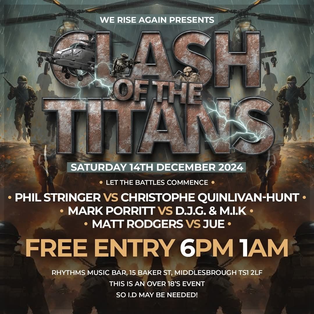 Stream D.J.G. & M.I.K! Live at Rhythms Bar Middlesbrough 14.12.2024 by ...