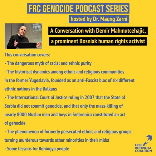 Stream A conversation with Demir Mahmutcehajic, a prominent Bosniak ...