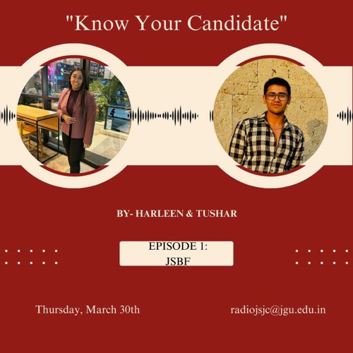 Stream Know your Candidate: Episode 1 by Radio JSJC | Listen online for ...