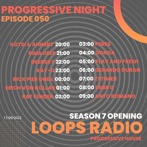 Stream Sima Deep - Progressive Night Episode 050 - Season 7 OPENING by Loops Radio | Listen ...