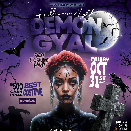 Stream DEMON GYAL HALLOWEEN PARTY OCT 31 2025 by siblingmusic | Listen ...