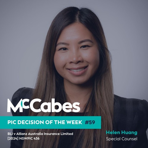 Stream episode #59 - BLI v Allianz Australia Insurance Limited [2024 ...