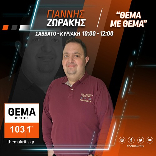 Stream Ο Γιάννης Αναστασάκης στο ΘΕΜΑ με ΘΕΜΑ με τον Γιάννη Ζωράκη by ...