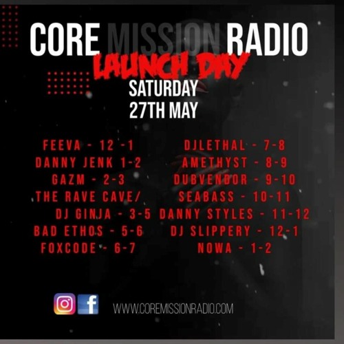 Stream Live On Core Mission Radio 27th May by Bad Ethos | Listen online ...