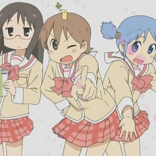 Stream Nichijou op 1 English (Hyadain no Kakakata Kataomoi-C) By: RE ...