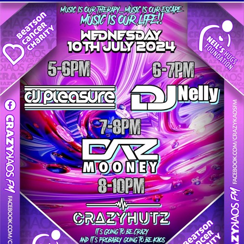 Stream DJ Nelly CrazyKaos 10 - 7-2024 by DJ Nellyofficial | Listen ...