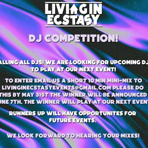 Stream Living in Ecstasy DJ Competition Entry by Teck-Zilla | Listen online for free on SoundCloud