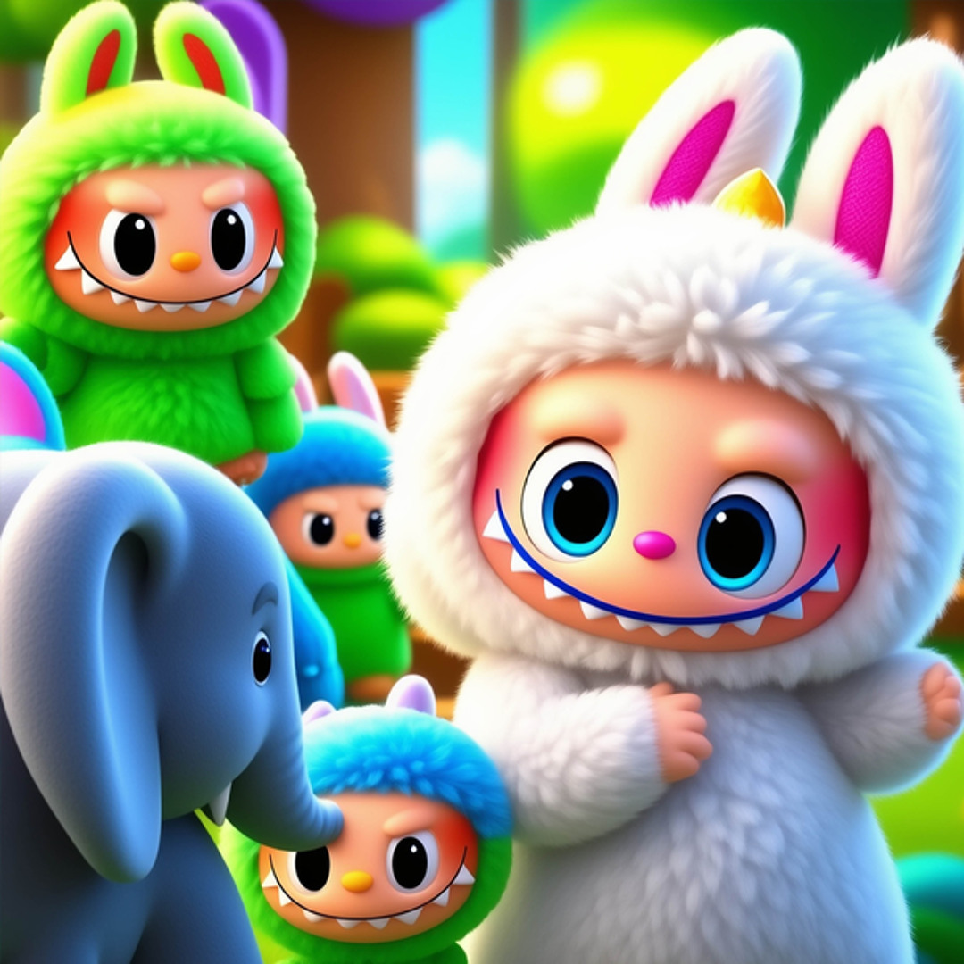 Stream Labubu and the Elephant by Rainbow Melody Kids | Listen online ...