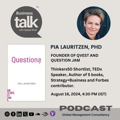 Stream episode Pia Lauritzen (PhD) Discusses Her Book 'Questions: Brief ...