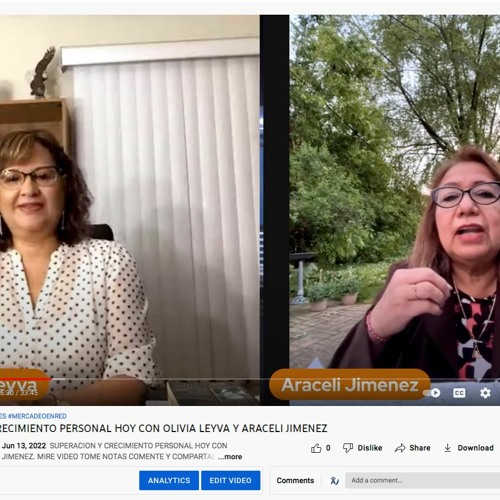 Stream SUPERACION Y CRECIMIENTO PERSONAL HOY CON OLIVIA LEYVA Y ARACELI JIMENEZ from ...