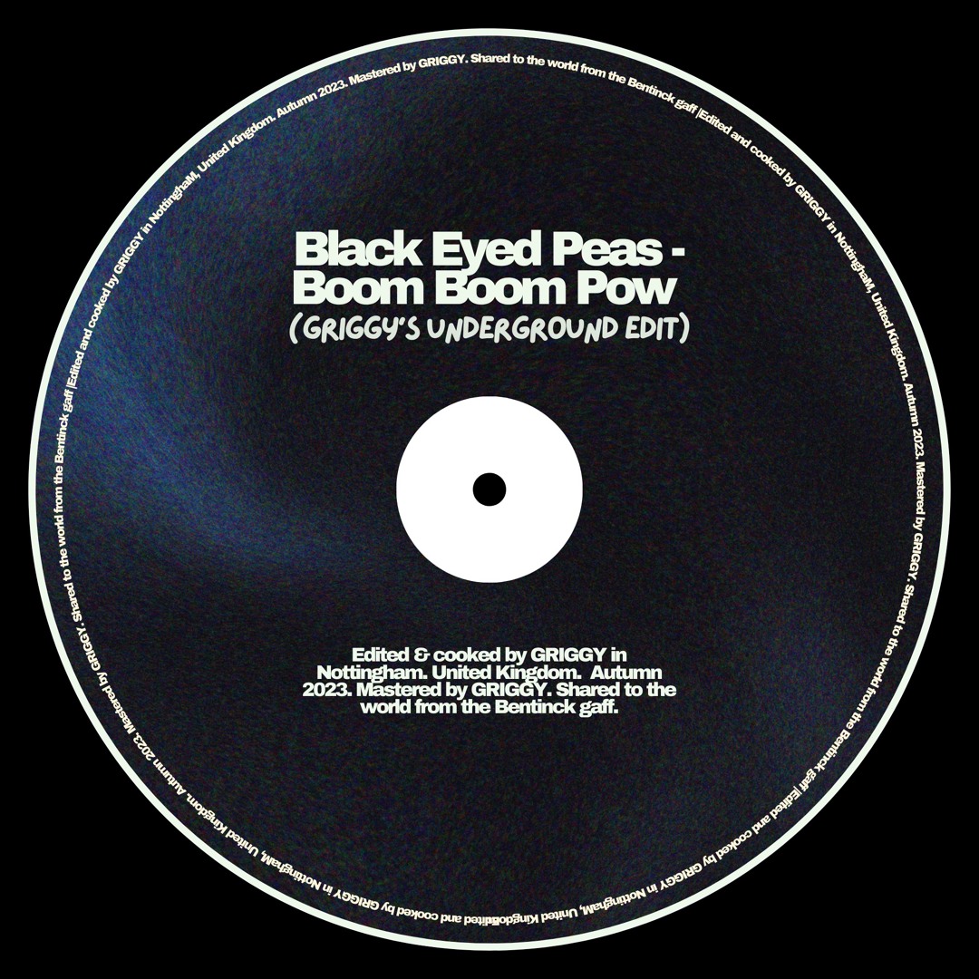 Stream Black Eyed Peas - Boom Boom Pow (GRIGGY's Underground Edit) by ...