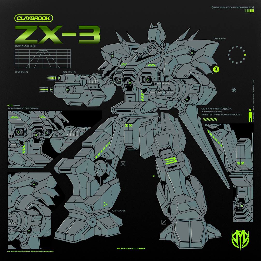 Stream MALIGNANT | Listen to CLAYBROOK - ZX-3 EP playlist online for ...