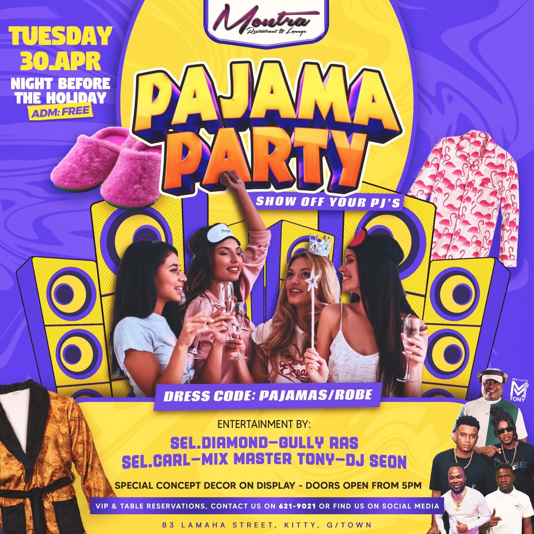 Stream Selector Diamond x Gully Ras Live at Montra Lounge Pajama Party ...