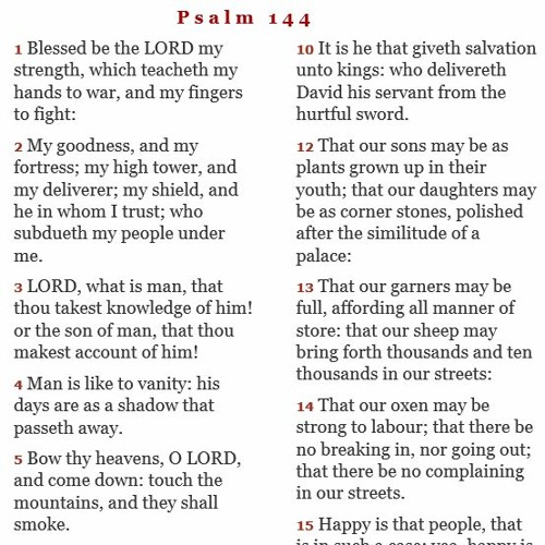 Stream Psalm 144 church in Dallas 1970s by Psalms and Hymns | Listen ...