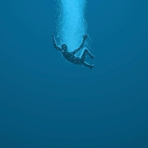 Someone Drowning Underwater