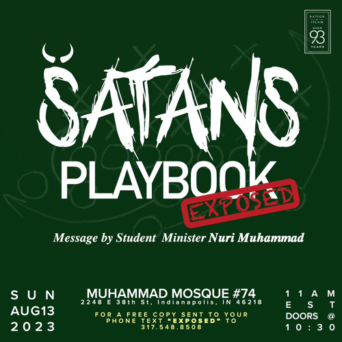 Stream SATAN’S PLAYBOOK Exposed by NURI MUHAMMAD | Listen online for ...